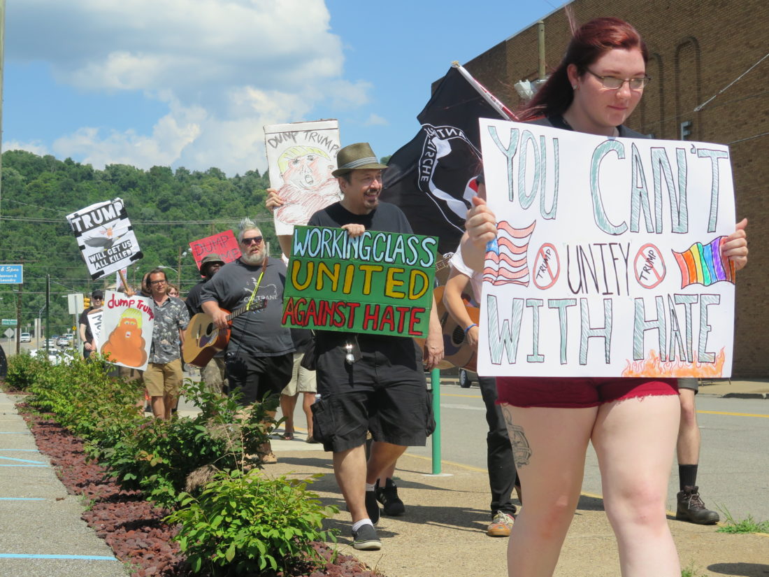 Protesters in Wheeling, St. Clairsville State Their Opposition to ...